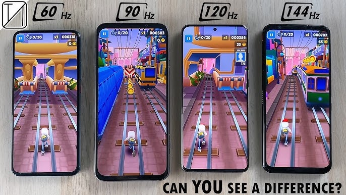 60Hz Vs 90Hz Vs 120Hz Display Refresh Rate Comparison (S20, 58% OFF