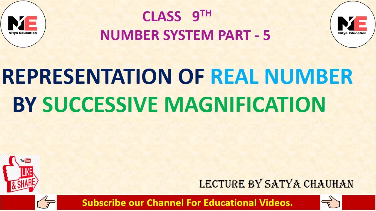 Successive Magnification Method Class 9 Part 5 Youtube 3434