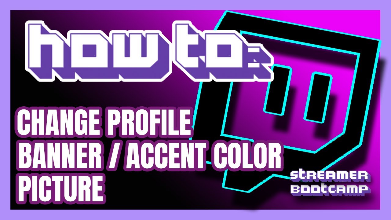 How to Change Twitch Profile Picture QUICK & EASY | Twitch Tips 2022 ...