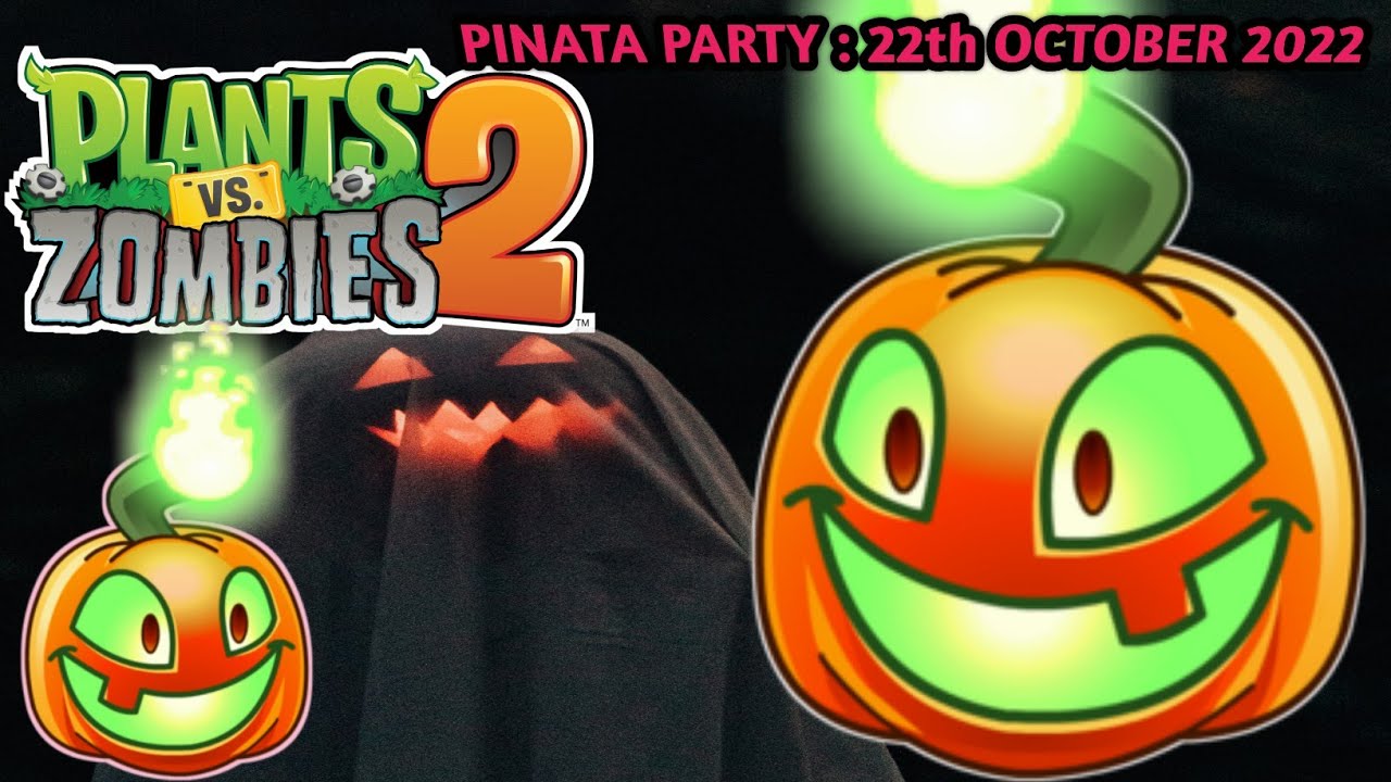 Jack-O-Lantern Latest Pinata Party - Lawn of Doom Edition - Plants vs ...