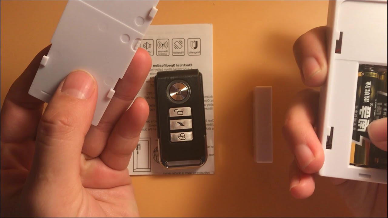 JC Standalone Wireless Remote Control Vibration Alarm Sensor BY JCHENG ...