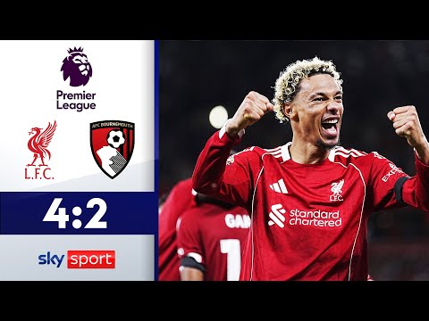 TRAUM-Einstand für Ekitiké | FC Liverpool - AFC Bournemouth | Highlights - Premier League 25