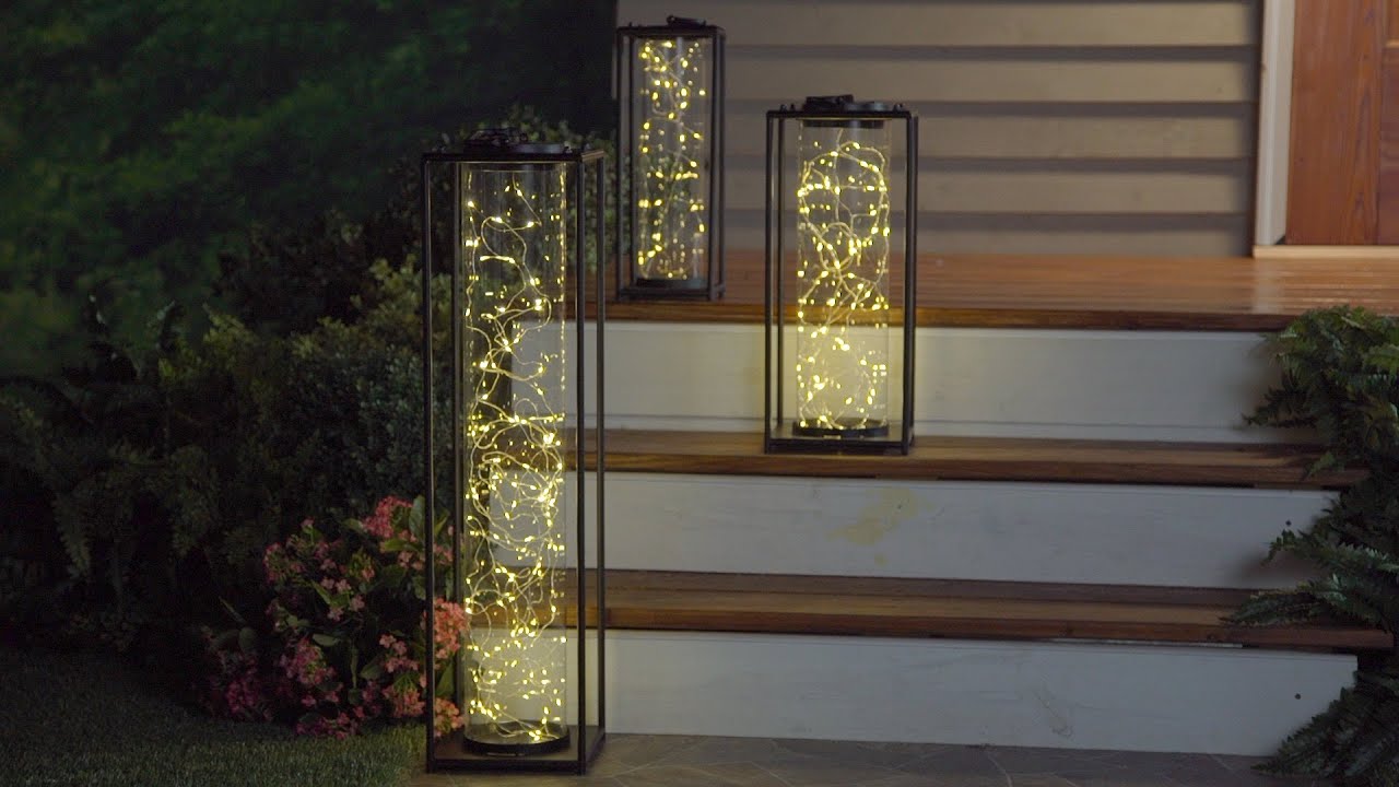 Solar Firefly Lanterns - YouTube