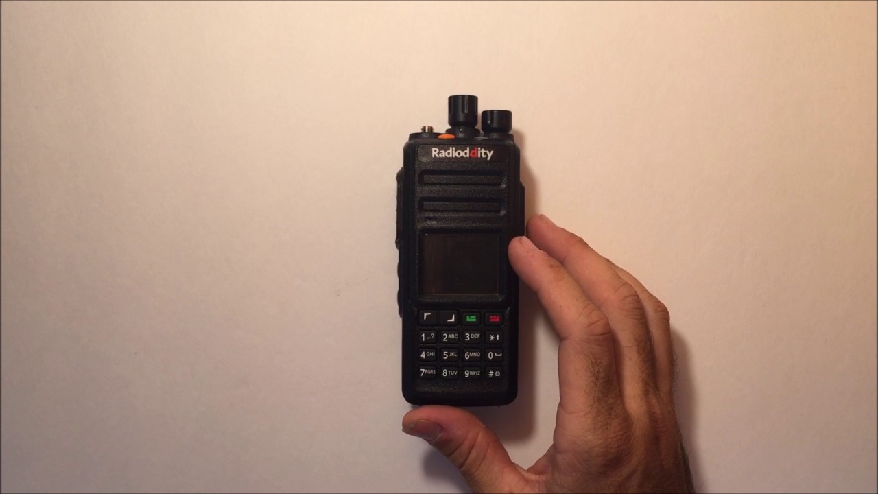 Radioddity GD-55 DMR handheld review and test - YouTube
