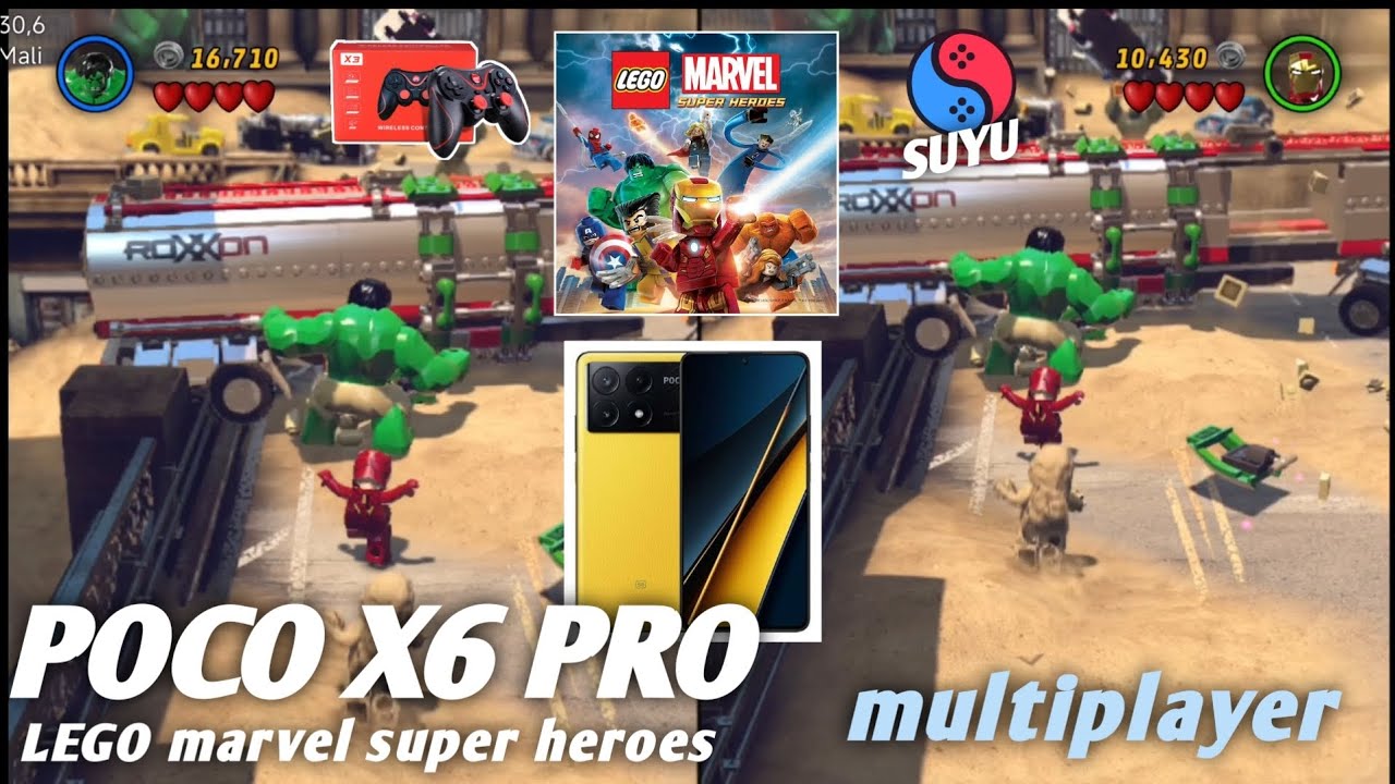 Poco x6 pro | Lego marvel super heroes Multiplayer | Suyu - YouTube