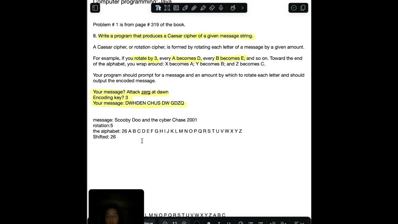 Assignment 2 java pascals triangle and caesar cipher - YouTube