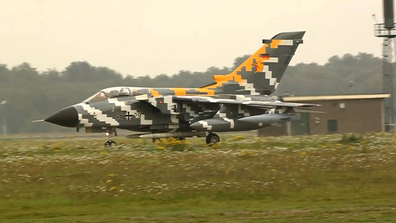 NATO tiger meet Volkel PANAVIA Tornado ECR - YouTube