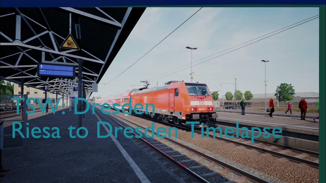 TSW: Riesa to Dresden Timelapse - YouTube