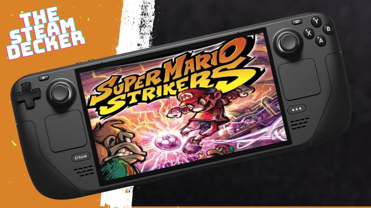 Super Mario Strikers - Steam Deck GameCube Emulation - YouTube