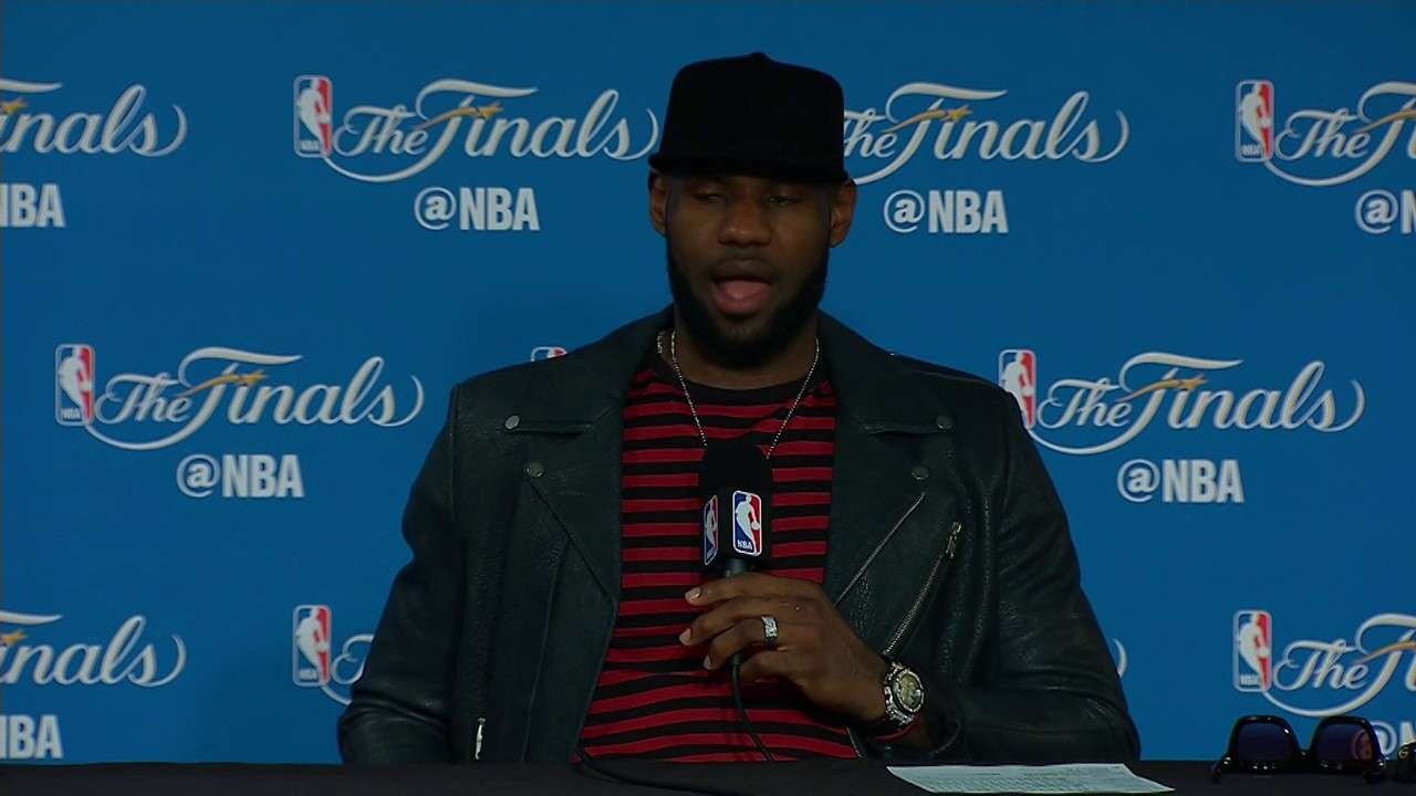 LeBron James NBA Finals Game 5 Press Conference - YouTube