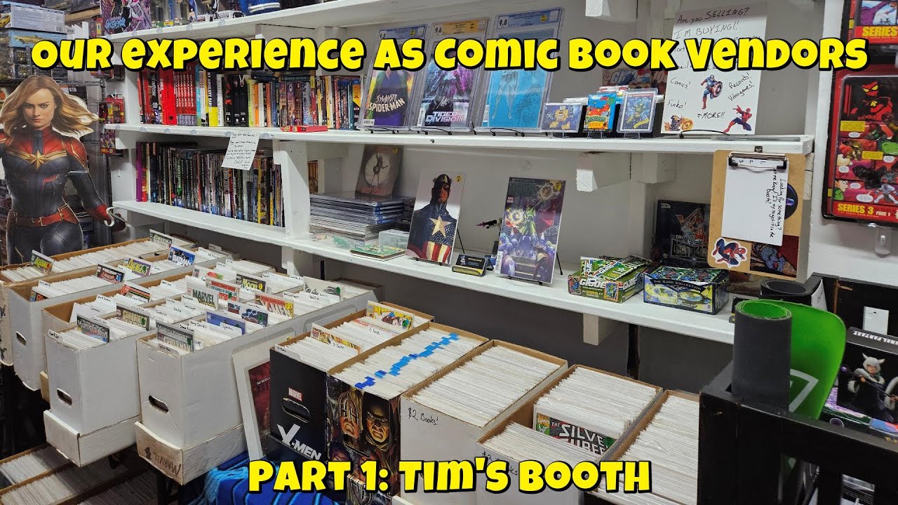 Our Experience as COMIC BOOK VENDORS! - YouTube