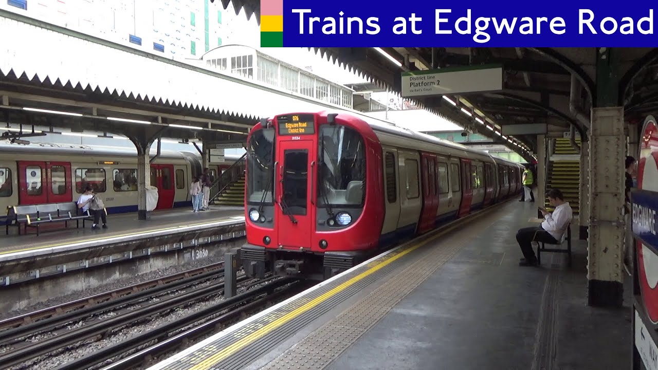 London Underground: District, H&C and Circle line trains at Edgware ...