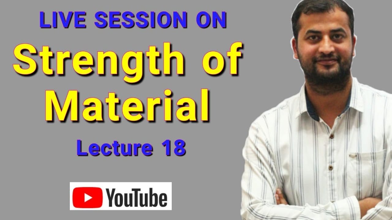 Strength of material | Numerical Problem in Deflection of beam | Part ...