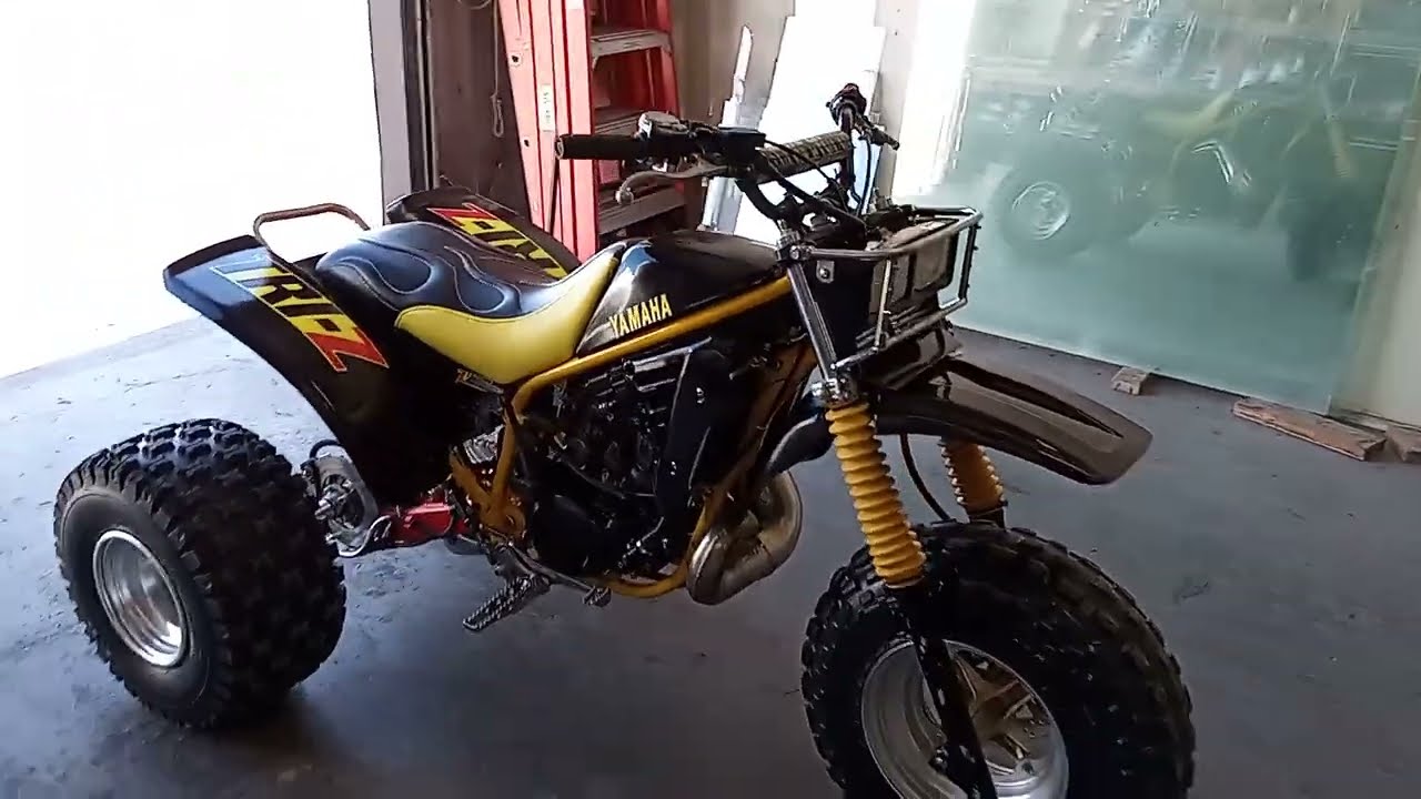 1985 Yamaha TRI-Z Start-up - YouTube