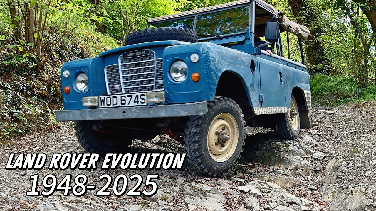 EVOLUTION OF LAND ROVER: 77 Years Of 4x4 LEGENDS series 1 - Range Rover ...