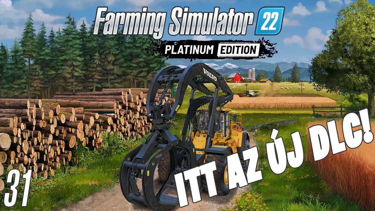 Farming Simulator 22 LIVE #31 - Itt a PLATINUM EXPANSION! Nézzük milyen ...