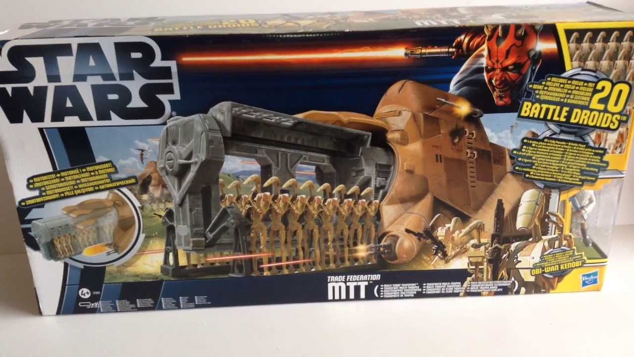 TRADE FEDERATION MTT - ONLY £45 - MEGA STAR WARS TOY PRICE CRASH - HD ...