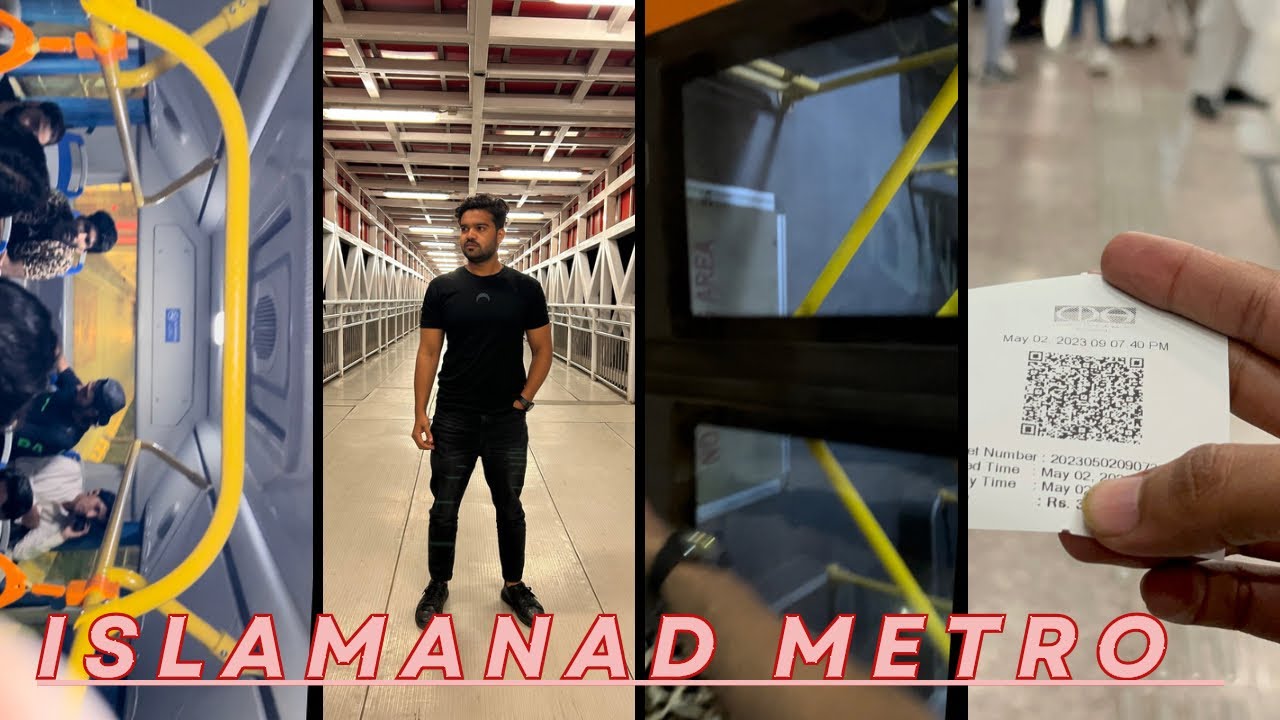 Metro At Islamabad ️ | 30 rupe ka ticket😳 | hamza waheed vlogs - YouTube