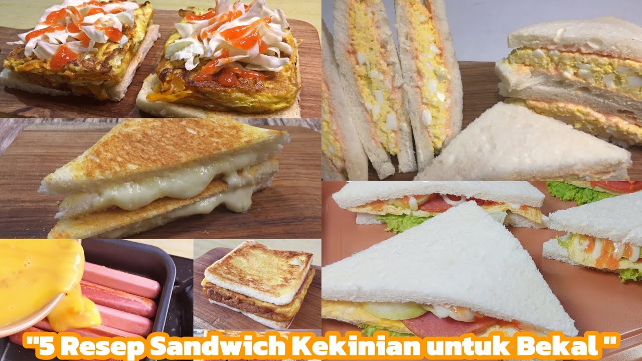 5 RESEP SANDWICH ROTI TAWAR SEDERHANA COCOK UNTUK BEKAL SEKOLAH ATAU ...