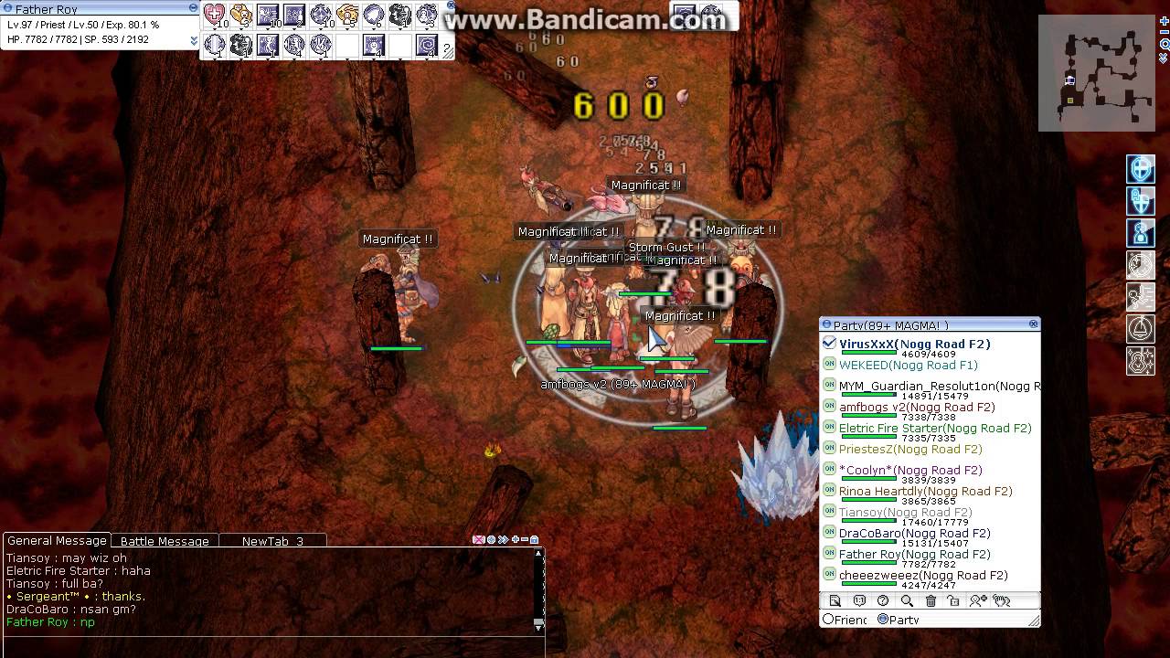 Ragnarok Sarah Server Magma Dungeon Leveling ft. a GM - YouTube
