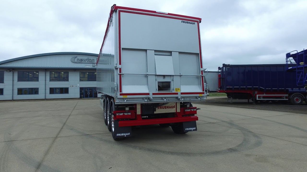 Fruehauf Bulker Tipping Trailer for Sale - YouTube
