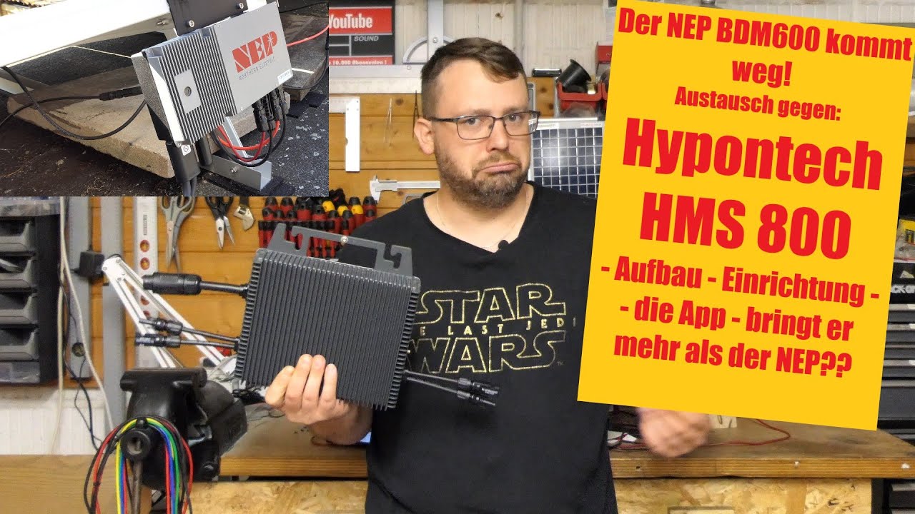 Modulwechselrichter Hypontech HMS 800 - Installation, Einrichtung und ...