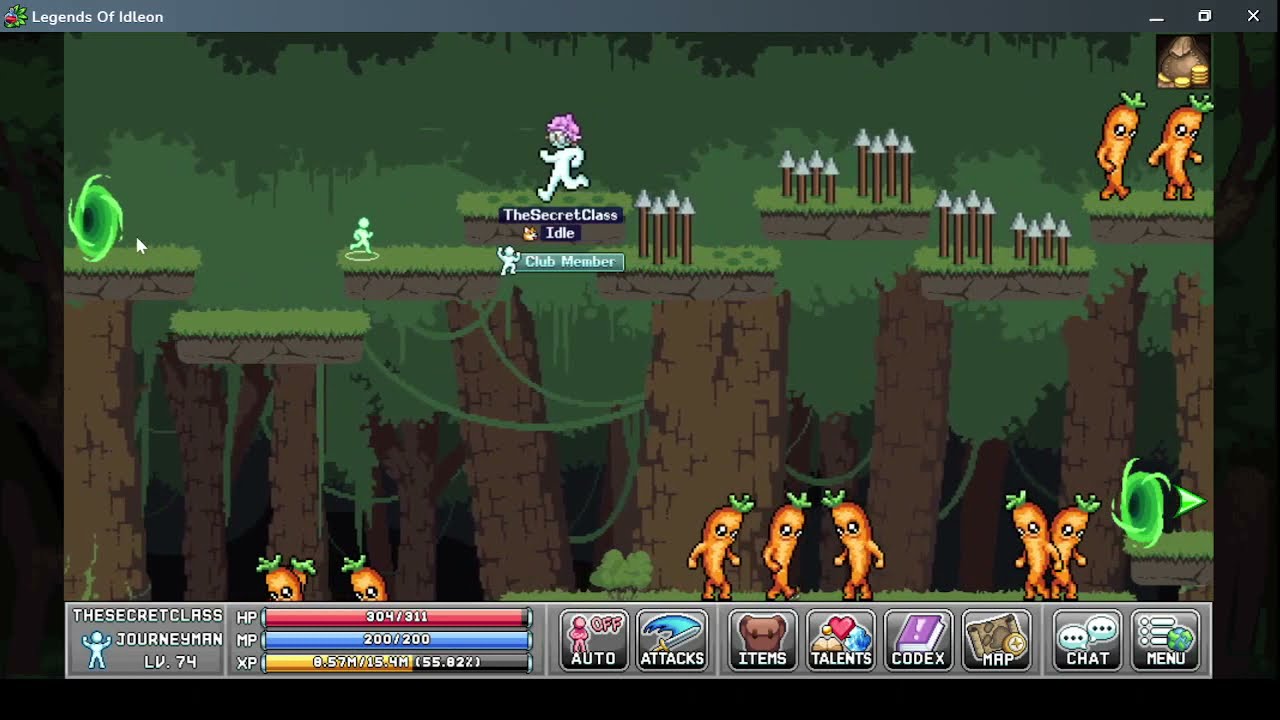 IdleOn - How to enter the Spike minigame to earn gems, manually by ...