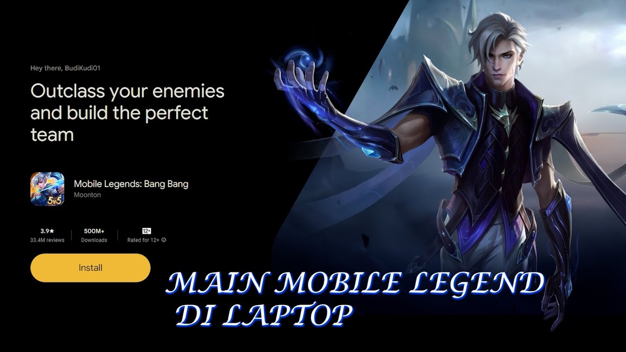 Cara Main Mobile Legend Di Laptop - YouTube