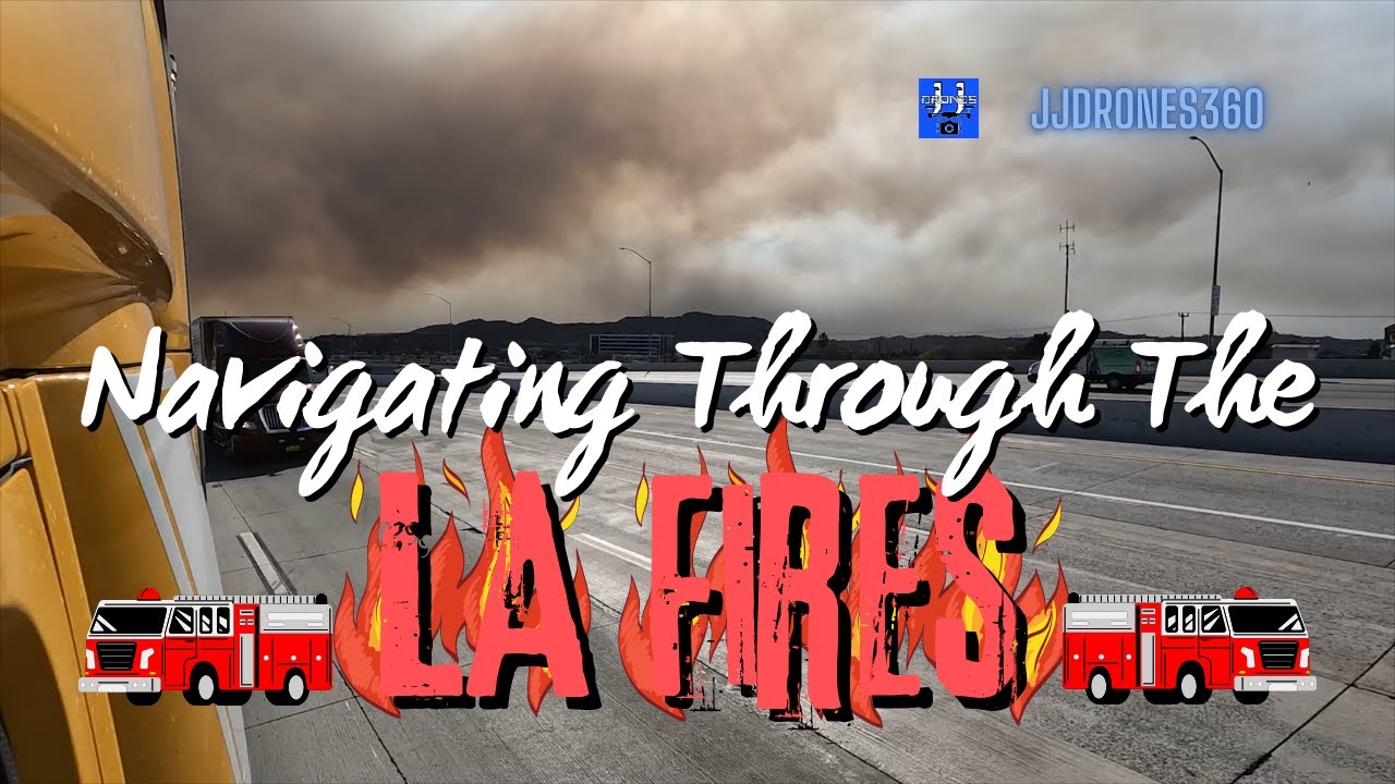 Navigating My Way through the LA Fires and Strong Winds! - YouTube