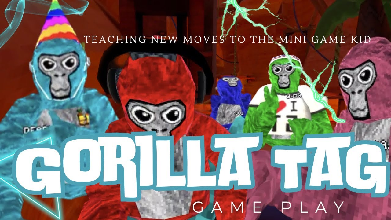 Gorilla Tag Playing In the Canyons With the Mini Game Kid #gorillatag # ...
