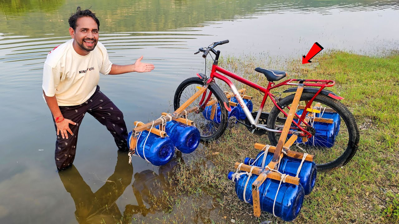 Cycle Ko Boat Bana Diya...🤣 | MR. INDIAN HACKER - YouTube
