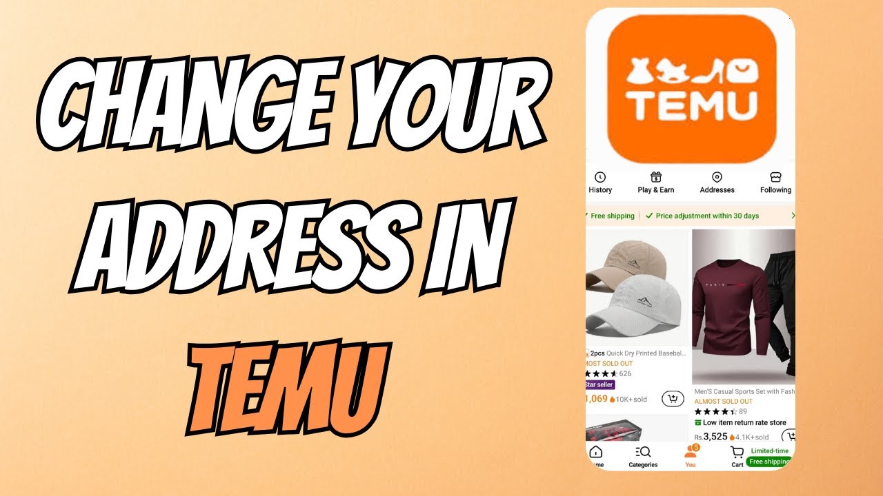 How to Set Up Your Address on Temu (Quick Guide) - YouTube