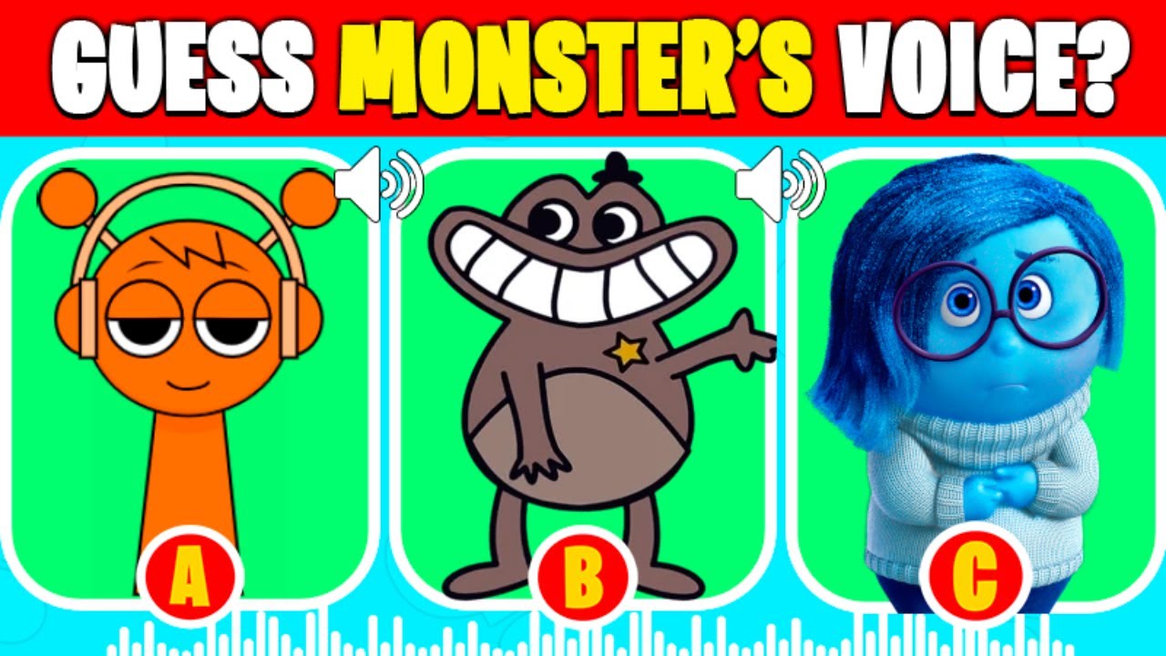 Guess the MONSTER'S VOICE | JOY, TVMAN, DISGUST, SKIBIDI TOILET - YouTube