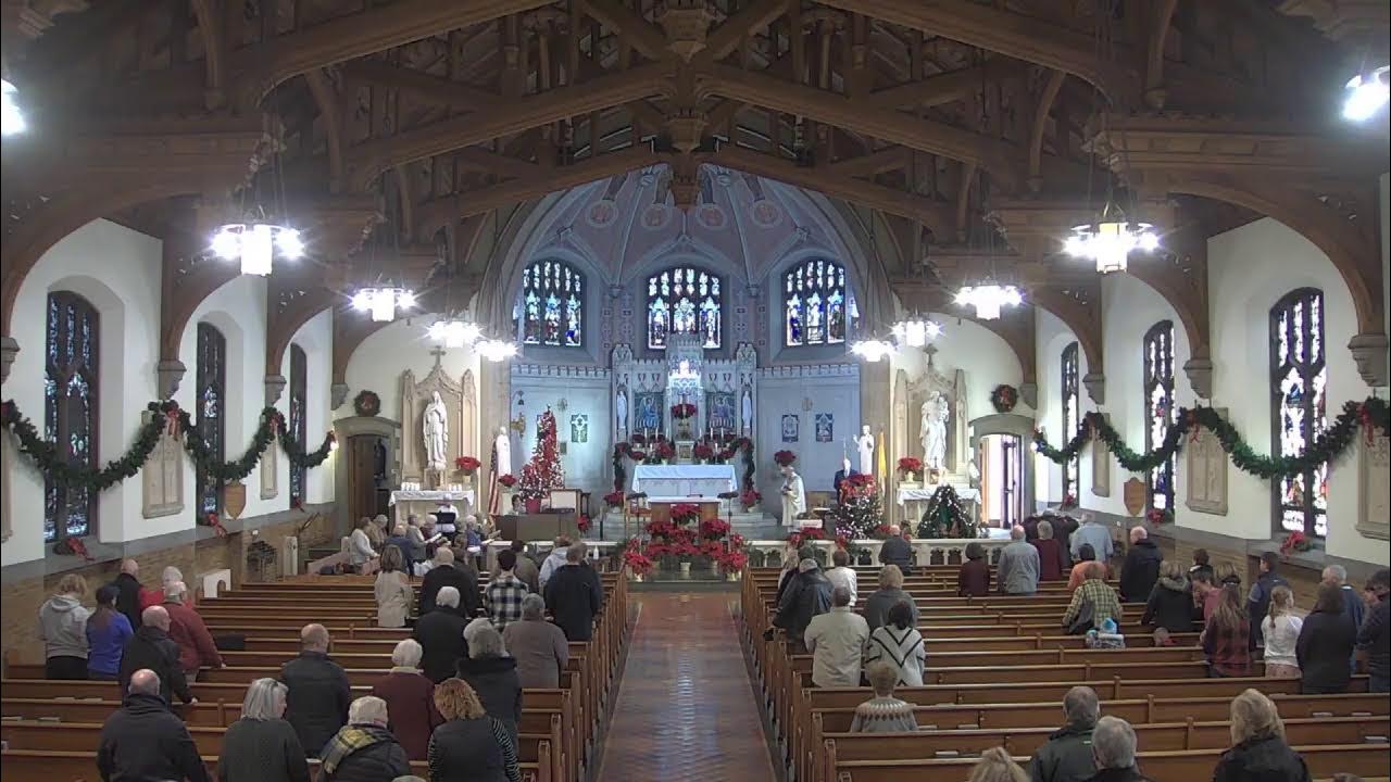 St josephs Mass 1/8/2023 at St. Joseph's Church Fort Edward, NY Live Stream - YouTube