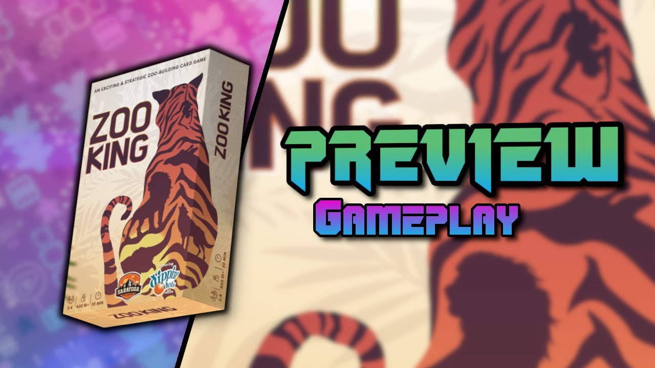 Zoo King Kickstarter Preview and Gameplay | Saratoga Toy & Game - YouTube