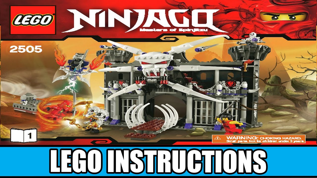 LEGO Instructions | Ninjago | 2505 | Garmadon's Dark Fortress (Book 1 ...