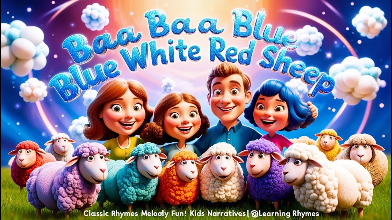 🐑 Baa Baa Blue Sheep | Fun Nursery Rhyme for Kids | Animated Learning ...