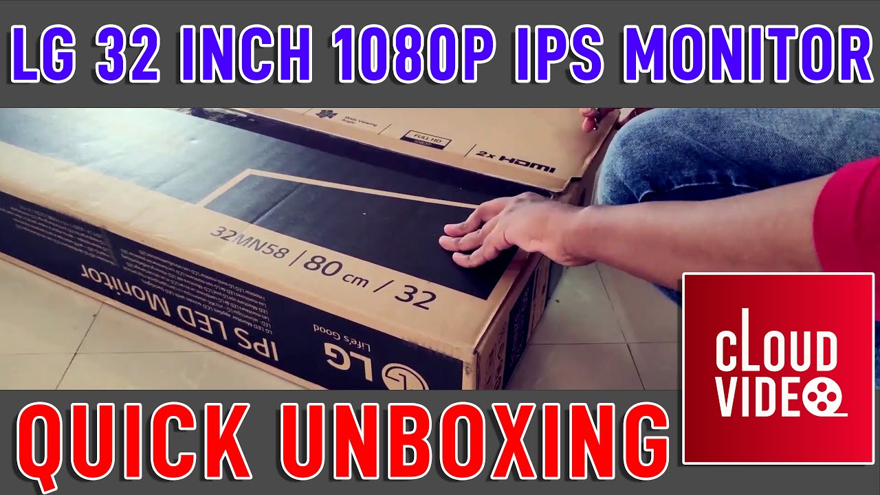 LG 32MN58H 80 cm 31 5 inch Full HD IPS Monitor | Quick Unboxing - YouTube