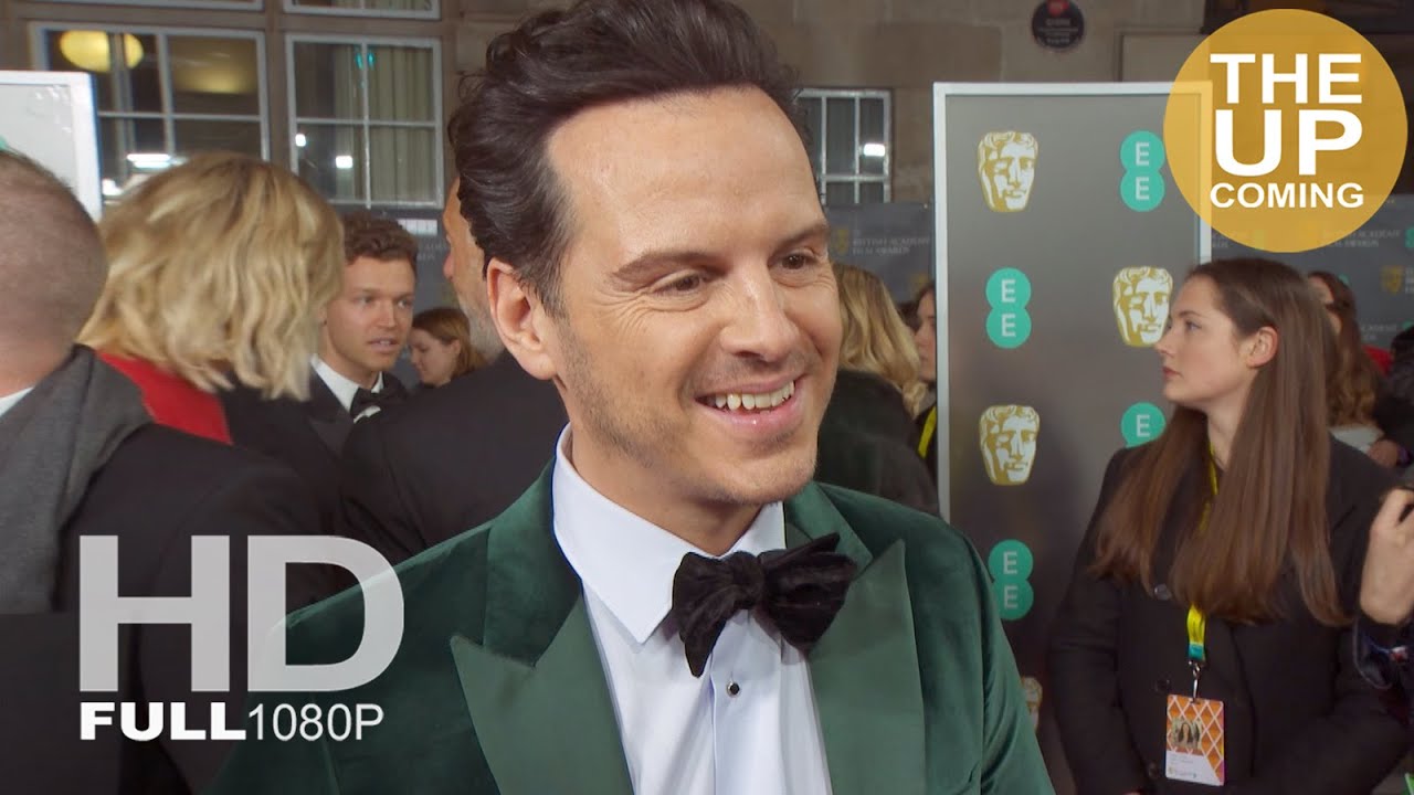 Andrew Scott at Baftas on 1917 and presenting an award - YouTube
