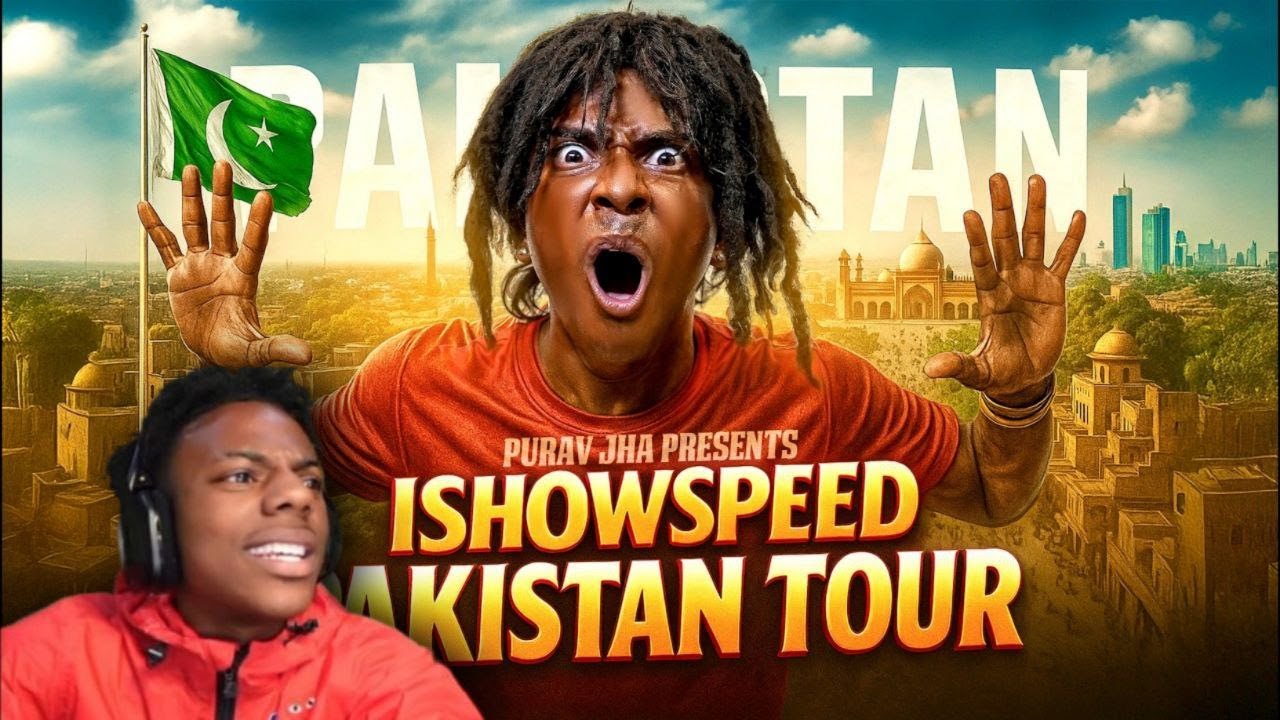 iShowSpeed React To Purav jha "IShowSpeed Pakistan Tour" Video @IShowSpeed @Puravjha_ - YouTube