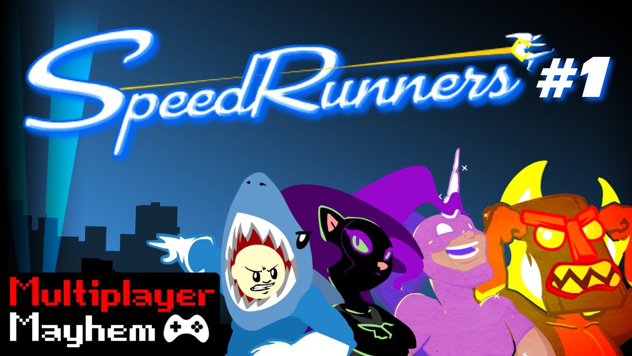 4 Player Speedrunners - Ready, Set, Go! - Multiplayer Mayhem - YouTube