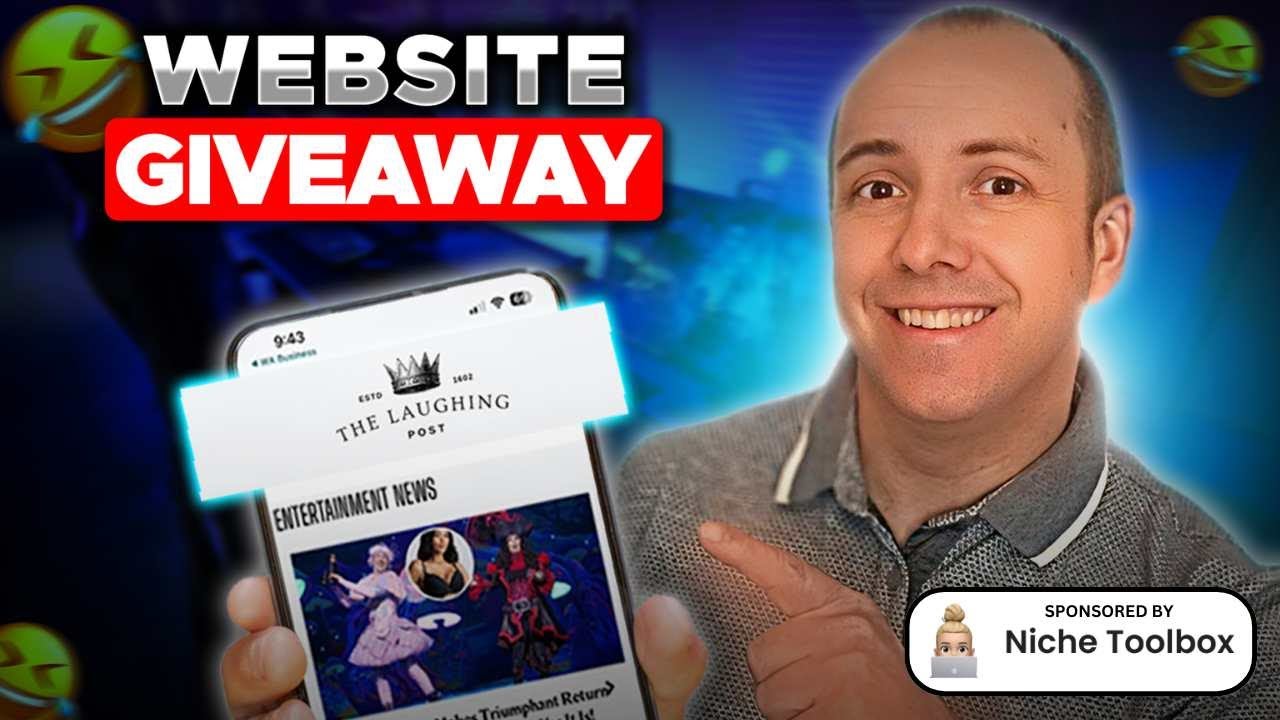 Win a Website 🔥 The Laughing Post Viral Content Website - YouTube