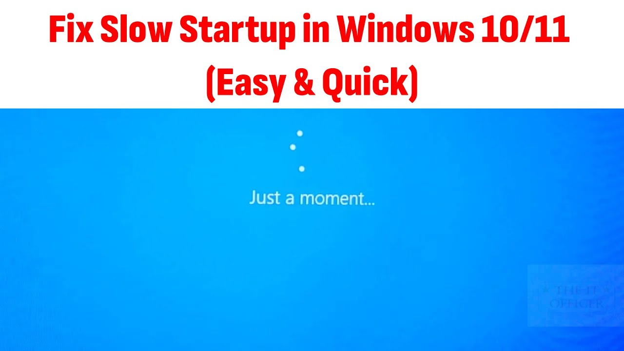 Speed Up Your Windows PC – Fix Slow Startup Easily! - YouTube
