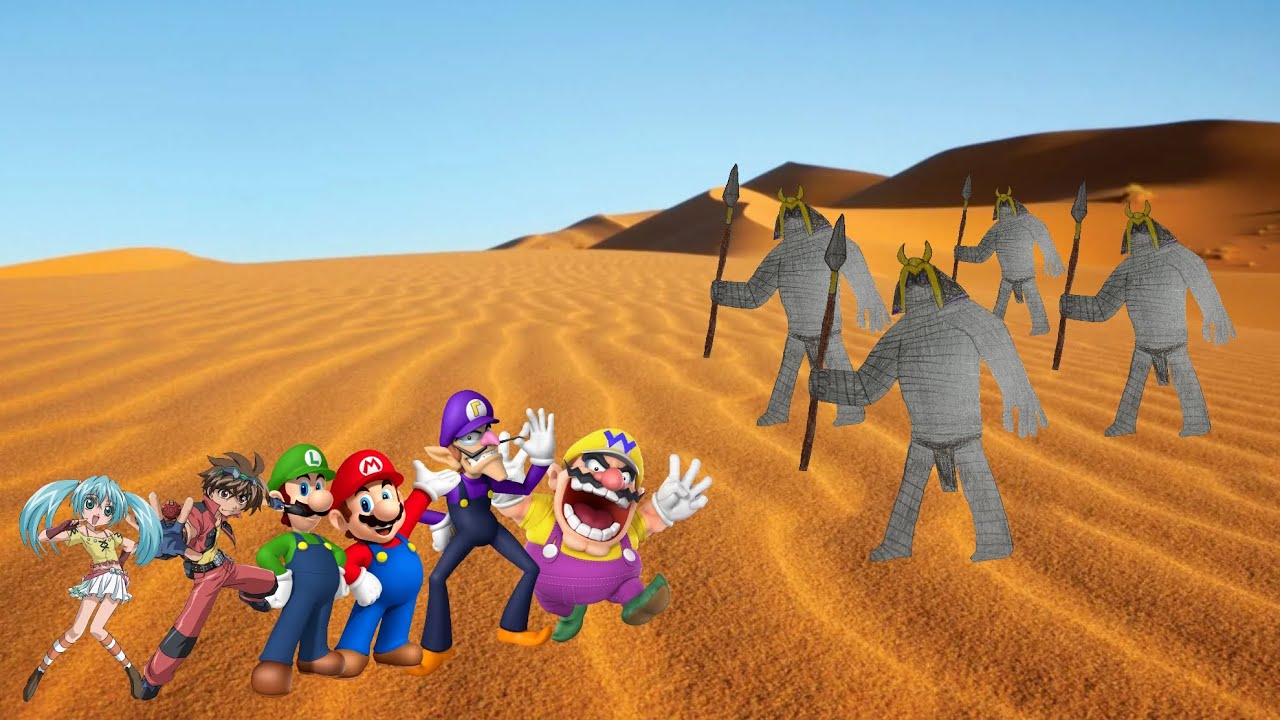 Wario & Friends Dies By Neanderthep Khufans After Provoking Them In The ...