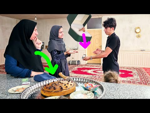Razieh's attempt to surprise Maryam: Rashid's sudden arrival and her gift