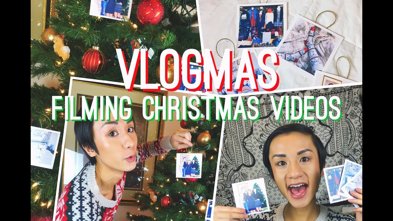 VLOGMAS: Filming Christmas Videos! - YouTube