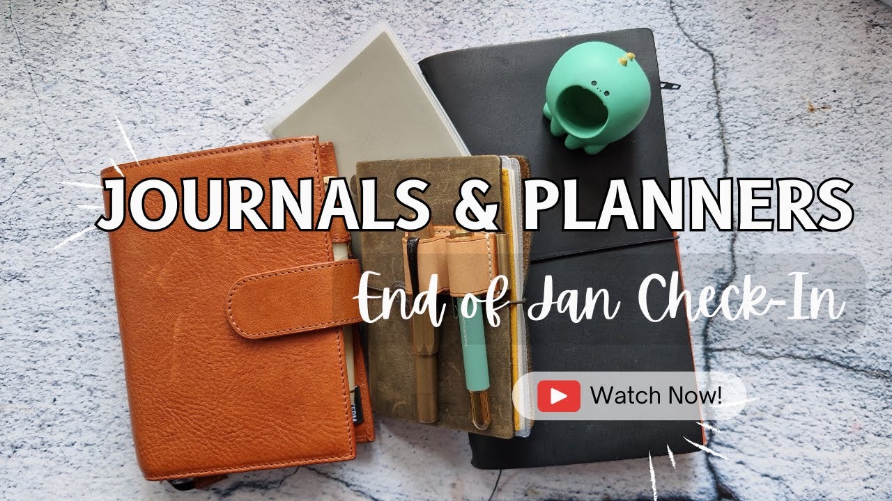 Journals and Planners Check-In - YouTube