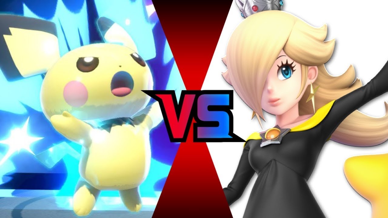 SSBU - Pichu (me) vs Fake Rosalina & Luma - YouTube
