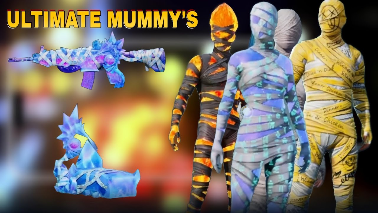 4 ULTIMATE MUMMY'S SET AND ULTIMATE M4 GLACIER SKIN'S LEAKS :- BGMI ...