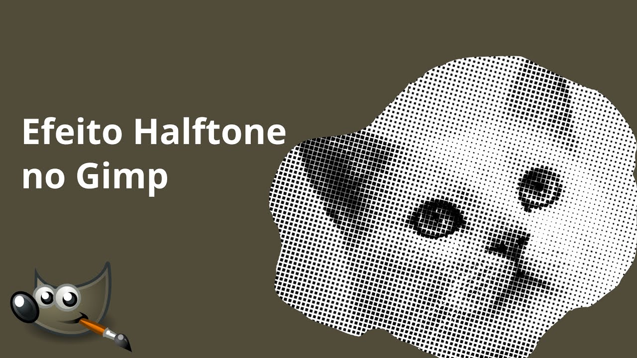 Efeito Halftone no GImp - Atualizado - YouTube
